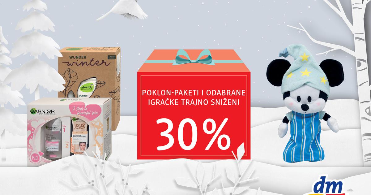 Poklon paketi i odabrane igračke u dm-u po 30 posto nižim cijenama ...